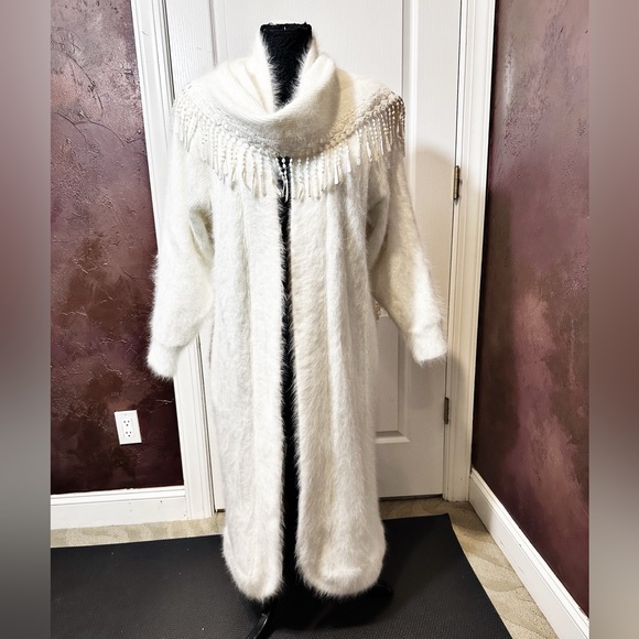 Venesha | Jackets & Coats | Vintage Venessa Angora Coat Size Small ...